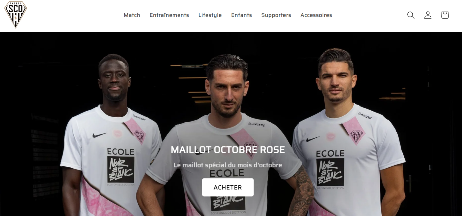 Nouvelle boutique en ligne Angers SCO ! - Angers SCO